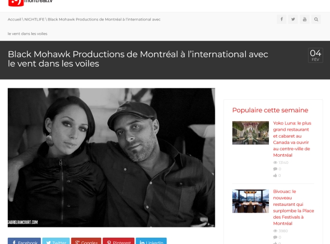 Press & Media – Black Mohawk Productions